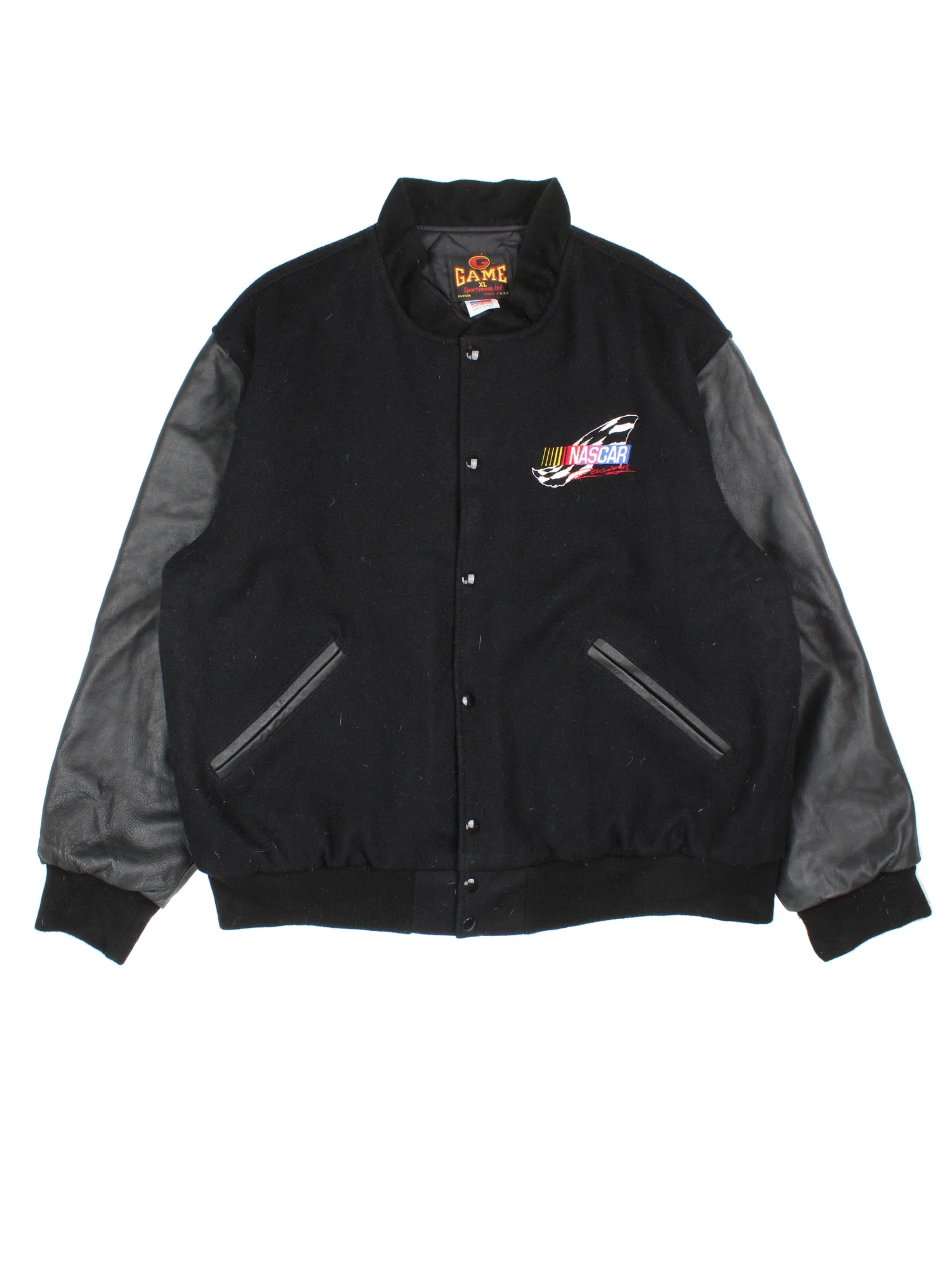 Vintage Nascar Varsity Jacket (Size XL) – VintageFolk
